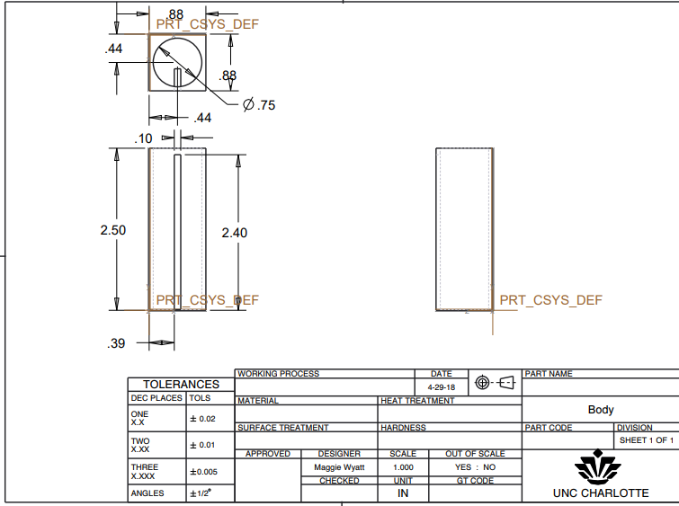 Component 2 Geometric Drawing